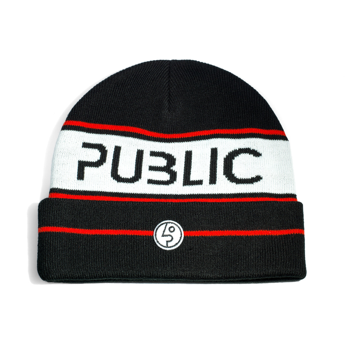 Retro Beanie - Black – PUBLIC snowboards